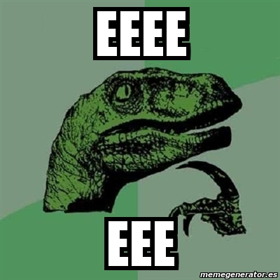 Meme Filosoraptor - EEEE EEE - 8810