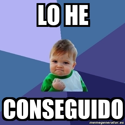 Meme Bebe Exitoso - lo he conseguido - 110454