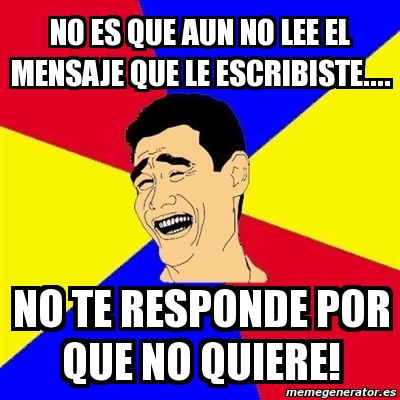 Meme Yao Ming - no es que aun no lee el mensaje que le escribiste ...
