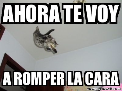 Meme Personalizado - Ahora te voy a romper la cara - 160493