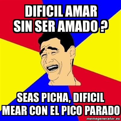 Meme Yao Ming - dificil amar sin ser amado ? seas picha, DIFICIL MEAR ...