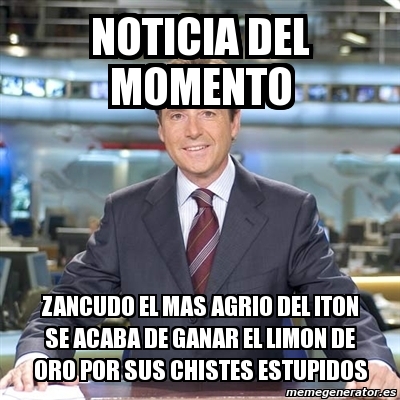 Meme Matias Prats - noticia del momento zancudo el mas agrio del iton ...