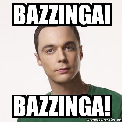 Meme Sheldon Cooper - bazzinga! bazzinga! - 244245