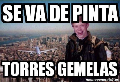 Meme Personalizado - se va de pinta torres gemelas - 317245
