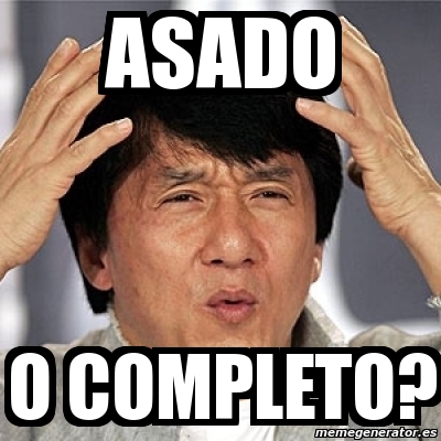 Meme Jackie Chan - asado o completo? - 378618