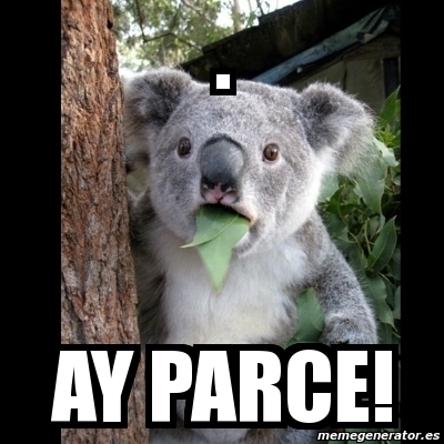 Meme Koala - . AY PARCE! - 402039