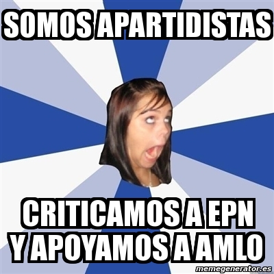 Meme Annoying Facebook Girl - SOMOS APARTIDISTAS CRITICAMOS A EPN Y ...