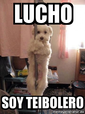 Meme Personalizado - lucho soy teibolero - 571435