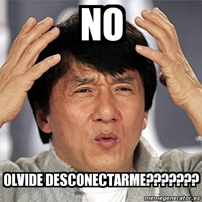 Meme Jackie Chan - no olvide desconectarme??????? - 599723