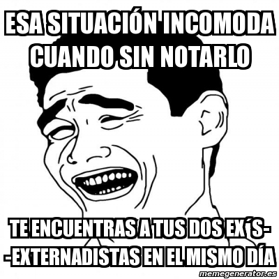Meme Yao Ming 2 - ESA SITUACIÃ“N INCOMODA CUANDO SIN NOTARLO TE ...