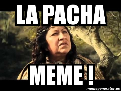 Meme Personalizado - LA PACHA MEME ! - 713368