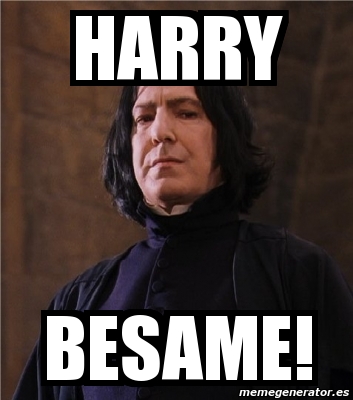 Meme Personalizado - HARRY BESAME! - 740067
