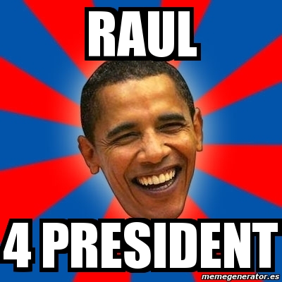 Meme Obama - raul 4 president - 83021