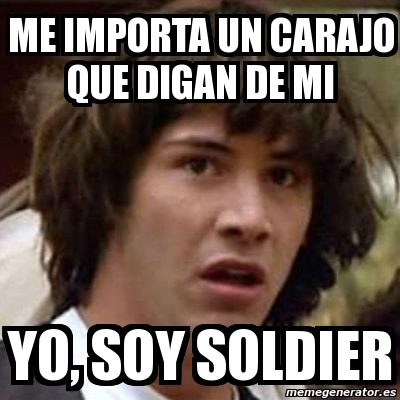 Meme Keanu Reeves - me importa un carajo que digan de mi yo, soy ...