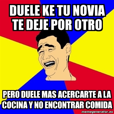 Meme Yao Ming - duele ke tu novia te deje por otro pero duele mas ...