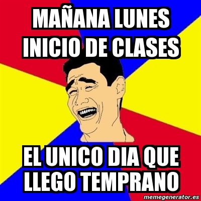 Meme Yao Ming - MaÃ±ana lunes inicio de clases el unico dia que llego ...