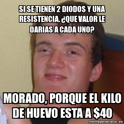 Meme Stoner Stanley - si se tienen 2 diodos y una resistencia. Â¿que ...