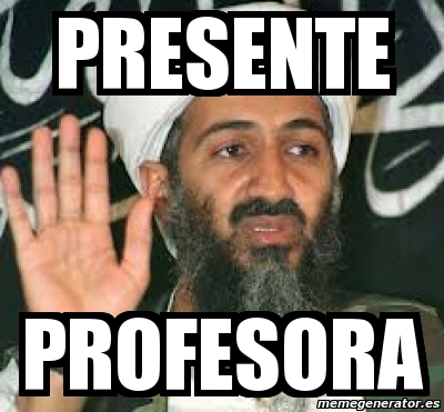 Meme Personalizado - presente profesora - 1010018