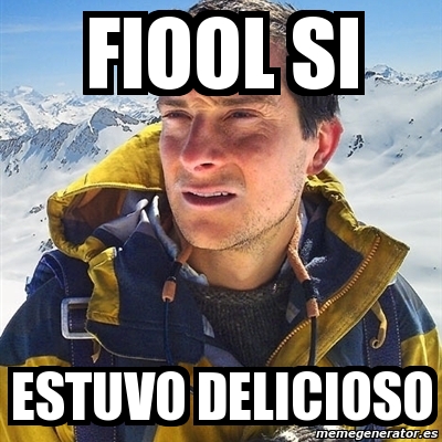Meme Bear Grylls - fiool si estuvo delicioso - 1013819