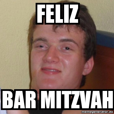 Meme Stoner Stanley - feliz Bar Mitzvah - 1128389