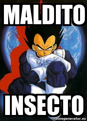 Meme Personalizado - MALDITO INSECTO - 1229727