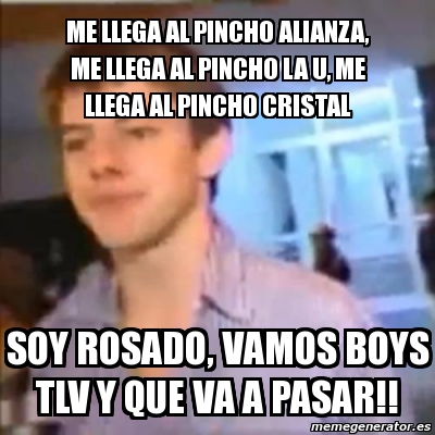 Meme Personalizado - Me llega al pincho alianza, me llega al pincho la ...