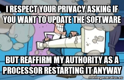 Meme Personalizado - I respect your privacy asking if you want to ...