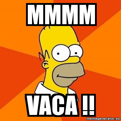 Meme Homer - mmmm vaca !! - 1261540