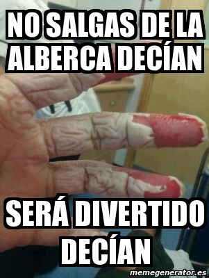 Memes Sobre Albercas