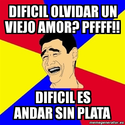 Meme Yao Ming - Dificil olvidar un viejo amor? pffff!! DIficil es andar ...