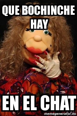 Meme Personalizado - QUE BOCHINCHE HAY EN EL CHAT - 1047980