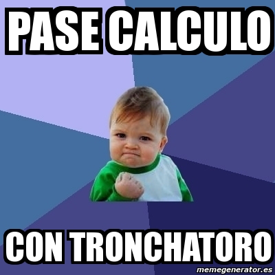 Meme Bebe Exitoso - Pase calculo Con tronchatoro - 1400778