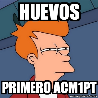 Meme Futurama Fry - huevos primero acm1pt - 1418079