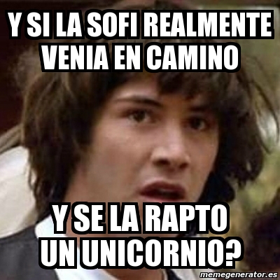 Meme Keanu Reeves - Y si la sofi realmente venia en camino y se la ...