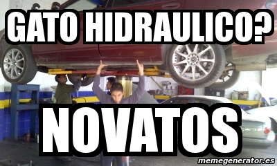 Meme Personalizado - gato hidraulico? NOVATOS - 1479806