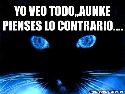 Meme Personalizado - yo veo todo,,aunke pienses lo contrario.... - 1551544