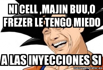 Meme Personalizado - ni cell ,majin buu,o frezer le tengo miedo a las ...
