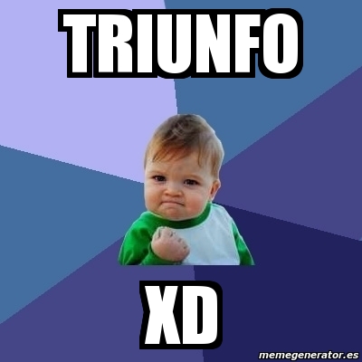 Meme Bebe Exitoso - TRIUNFO XD - 1811602