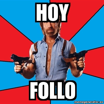 Meme Chuck Norris - HOY FOLLO - 1816366