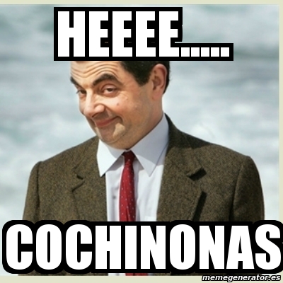 Meme Mr Bean - heeee..... cochinonas - 1827658