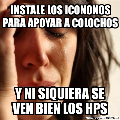 Meme Problems - instale los icononos para apoyar a colochos y ni ...