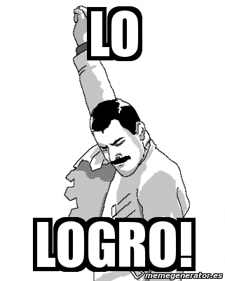 Meme Personalizado - lo logro! - 1900257