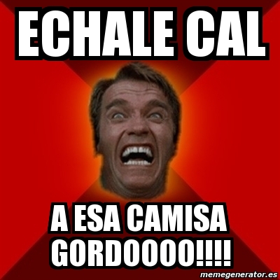 Meme Arnold - echale cal a esa camisa gordoooo!!!! - 1906905