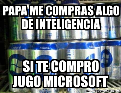 Meme Personalizado - papa me compras algo de inteligencia si te compro ...