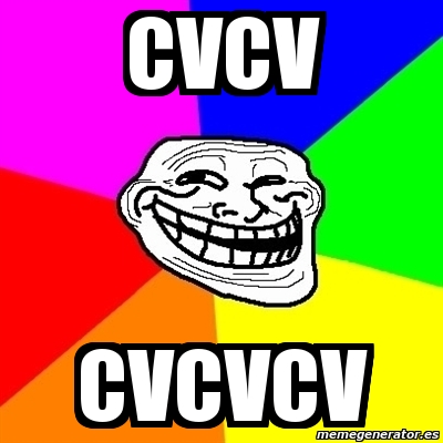 Meme Troll - cvcv cvcvcv - 1982499