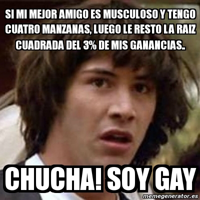 Meme Keanu Reeves - si mi mejor amigo es musculoso y tengo cuatro ...