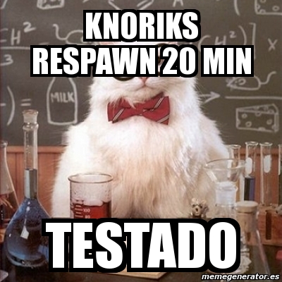Meme Chemistry Cat - KNORIKS RESPAWN 20 MIN TESTADO - 10957304