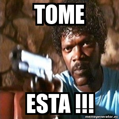 Meme Pulp Fiction - tome esta !!! - 11373981