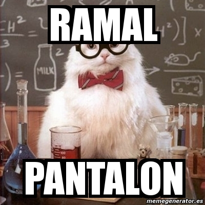 Meme Chemistry Cat - ramal pantalon - 11546293