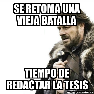 Meme Prepare Yourself - se retoma una vieja batalla Tiempo de redactar ...